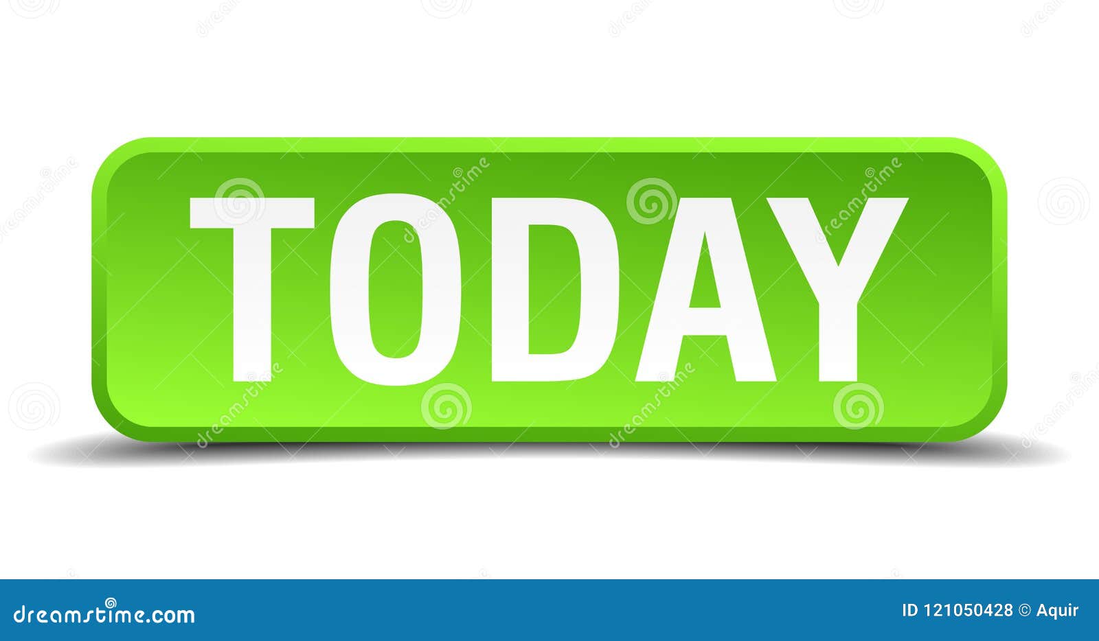 Today button stock vector. Illustration of notice, template - 121050428