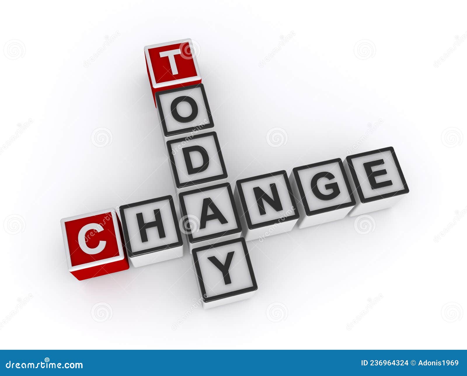 Today change word on white stock illustration. Illustration of ...
