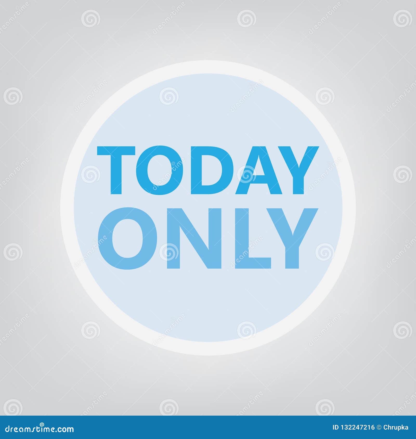 Today only concept stock vector. Illustration of word - 132247216