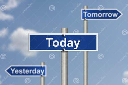 Only today counts stock image. Image of post, today, tomorrow - 22864263