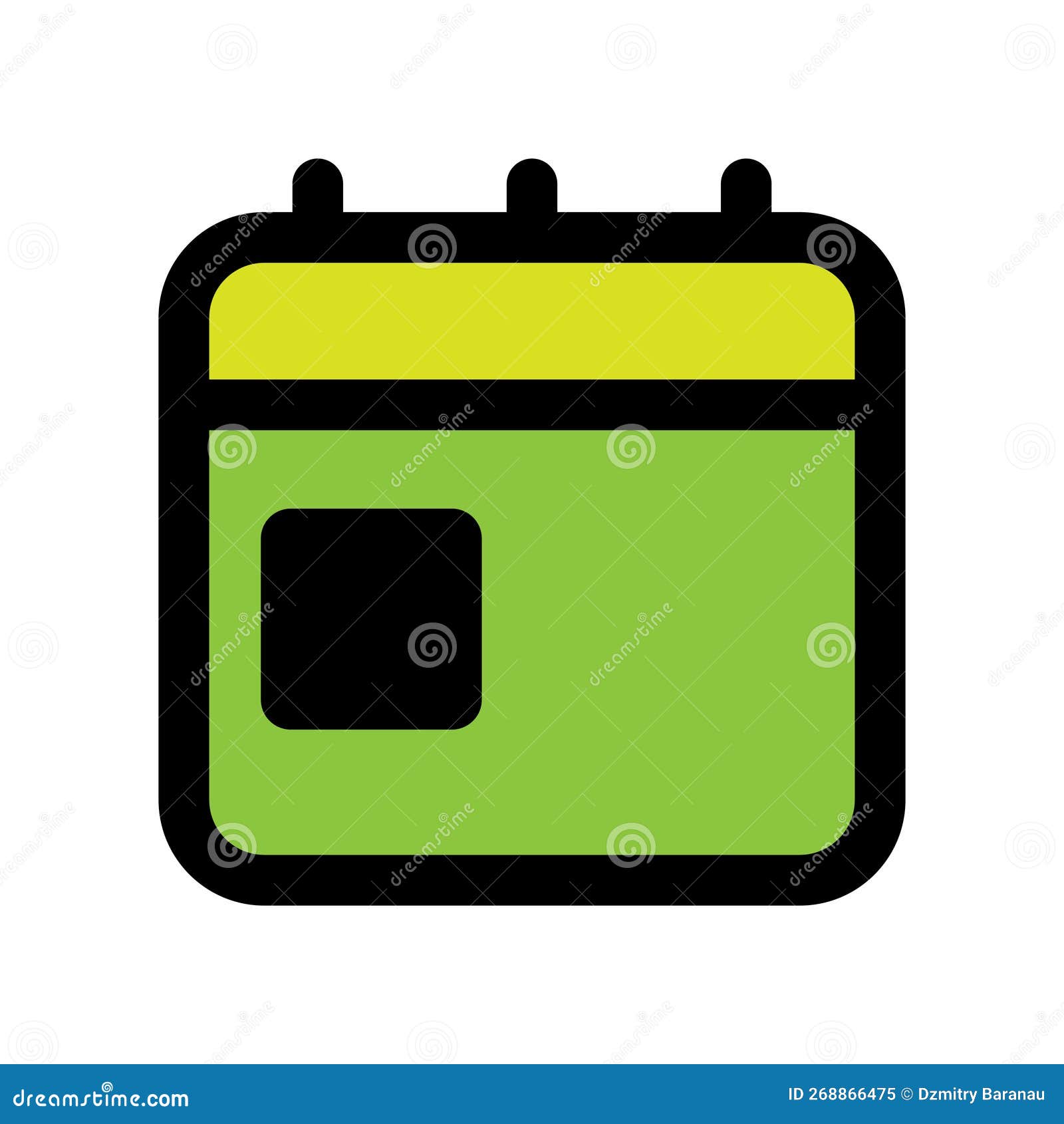 Today Icon Line Isolated on White Background. Black Flat Thin Icon on ...