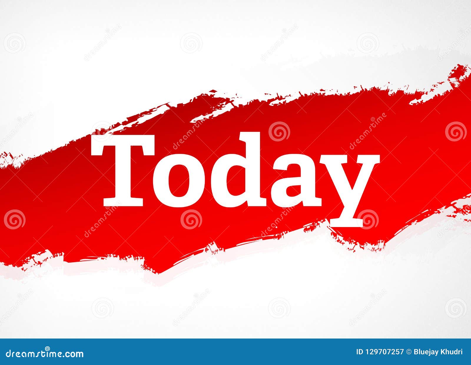 Today Red Brush Abstract Background Illustration Stock Illustration ...
