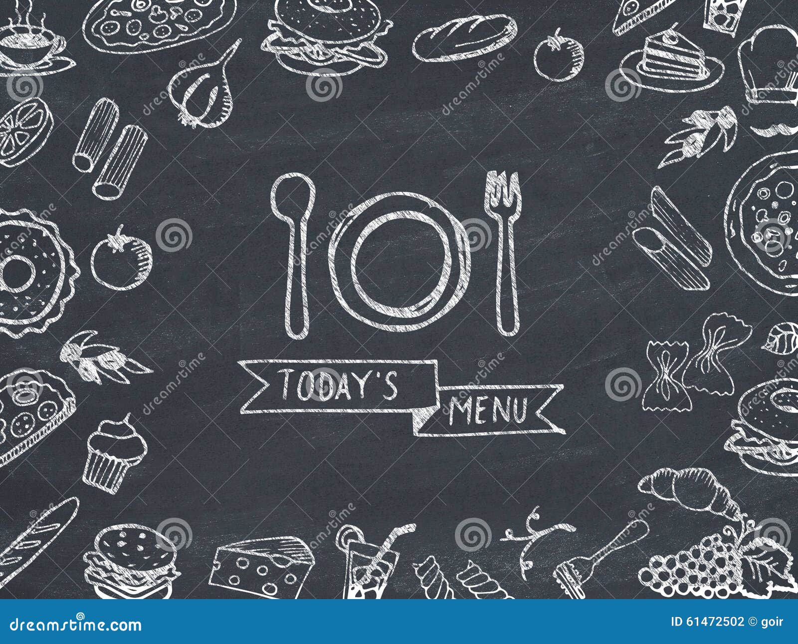 Today s menu stock photo. Image of advertisement, menu - 61472502