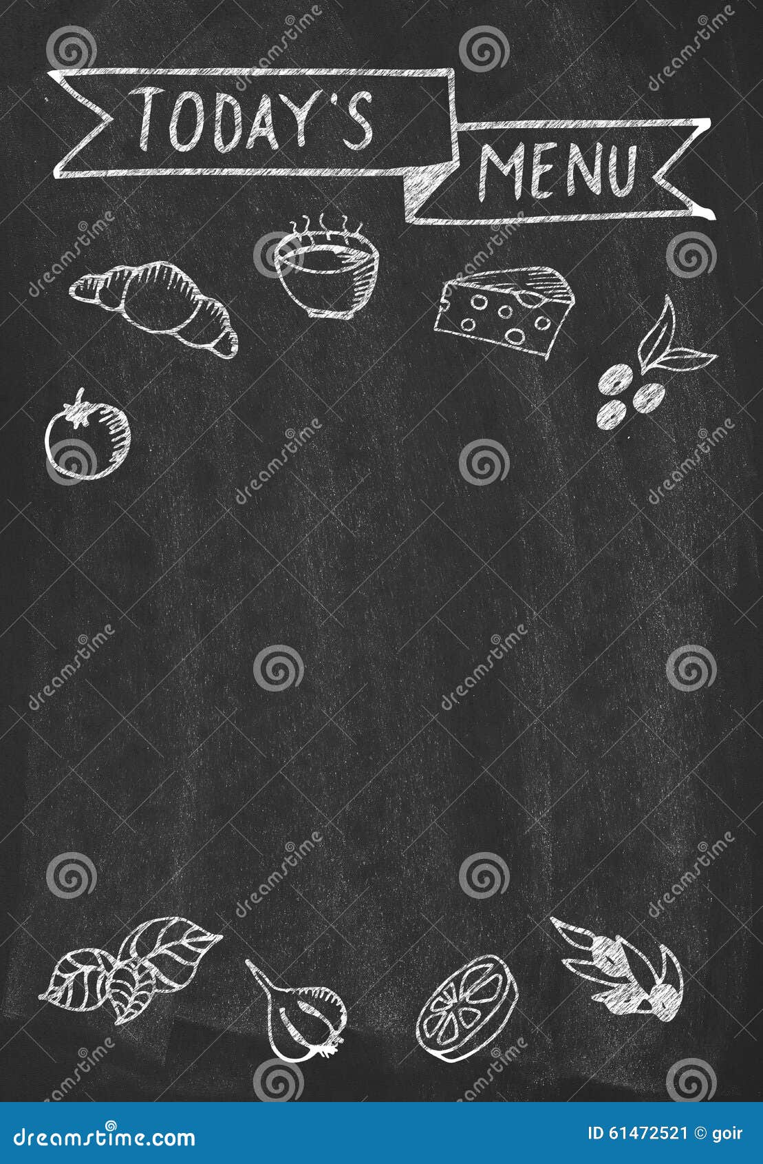 Today s menu stock image. Image of activity, retail, blank - 61472521