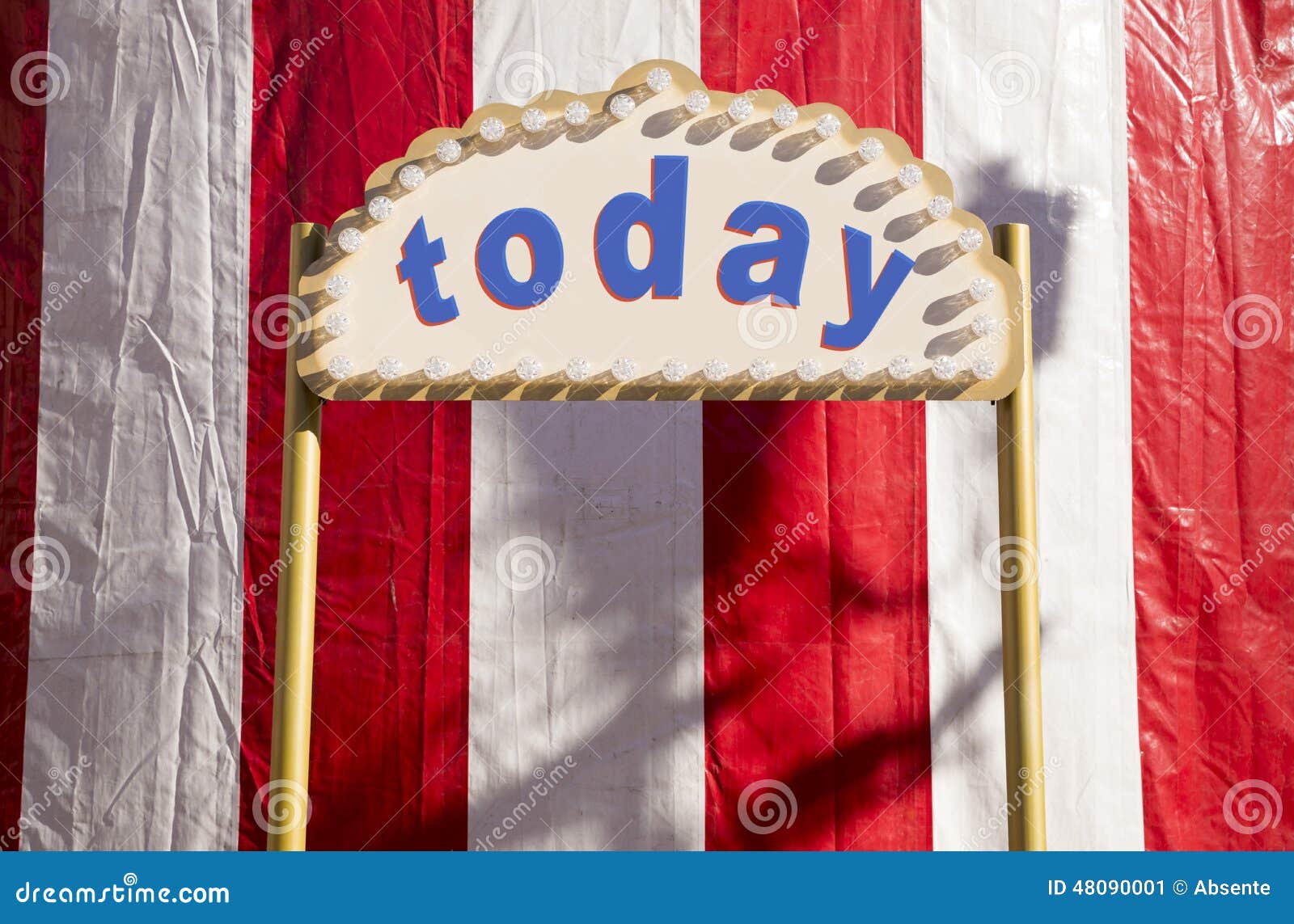 Today sign stock image. Image of white, signpost, present - 48090001
