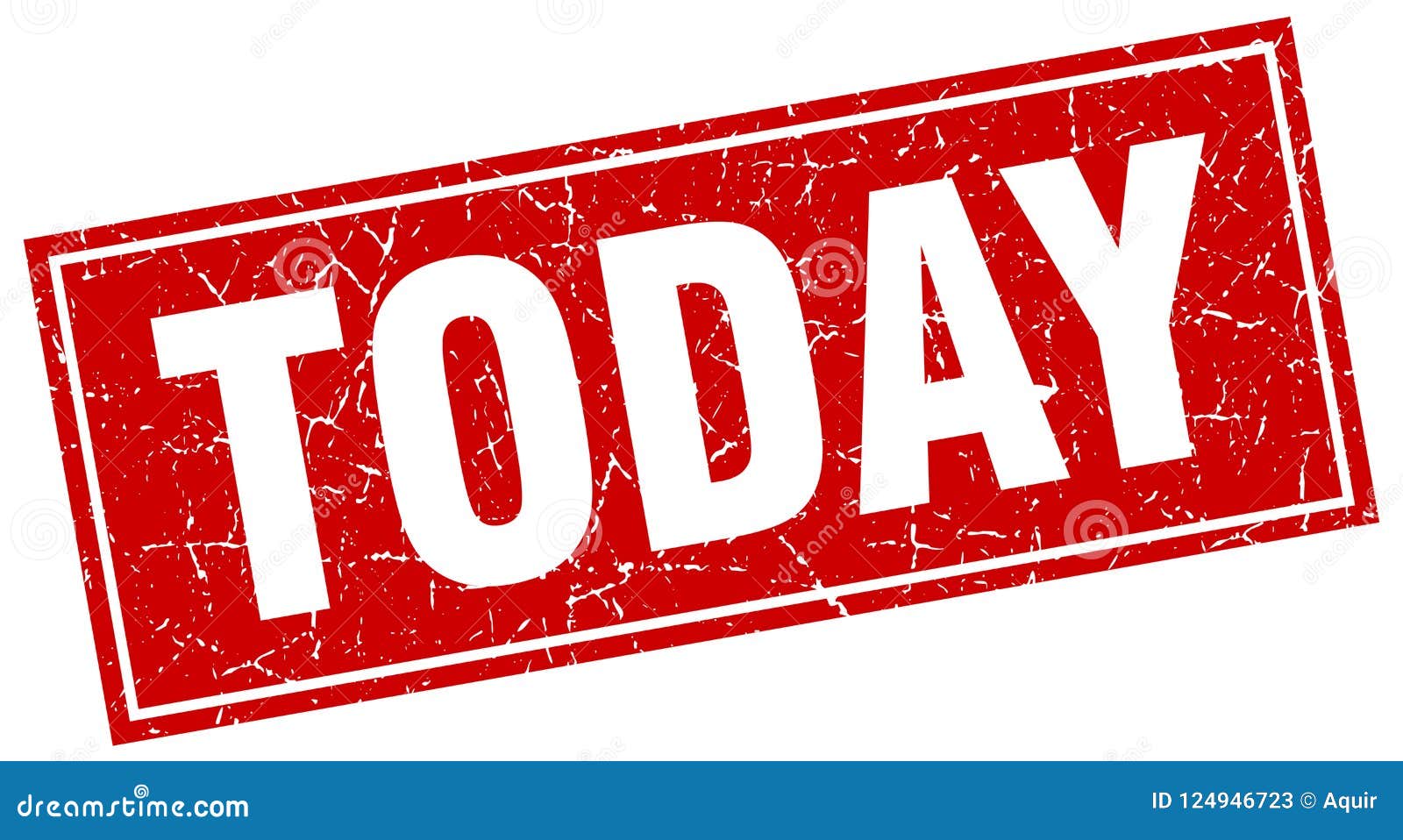 Today stamp stock vector. Illustration of grunge, textured - 124946723