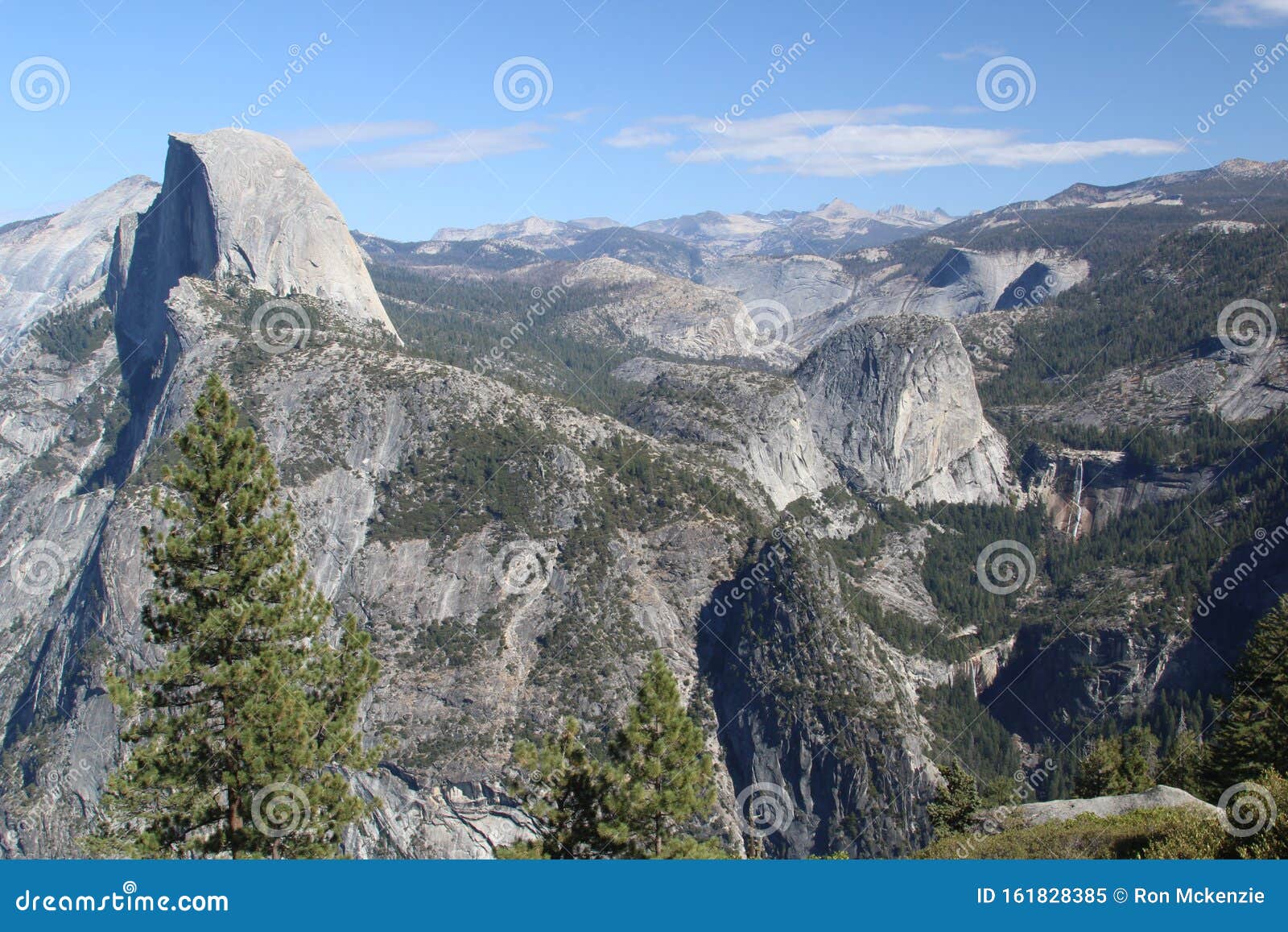 Today, Thousands of People Reach the Summit of Half Dome Stock Image ...