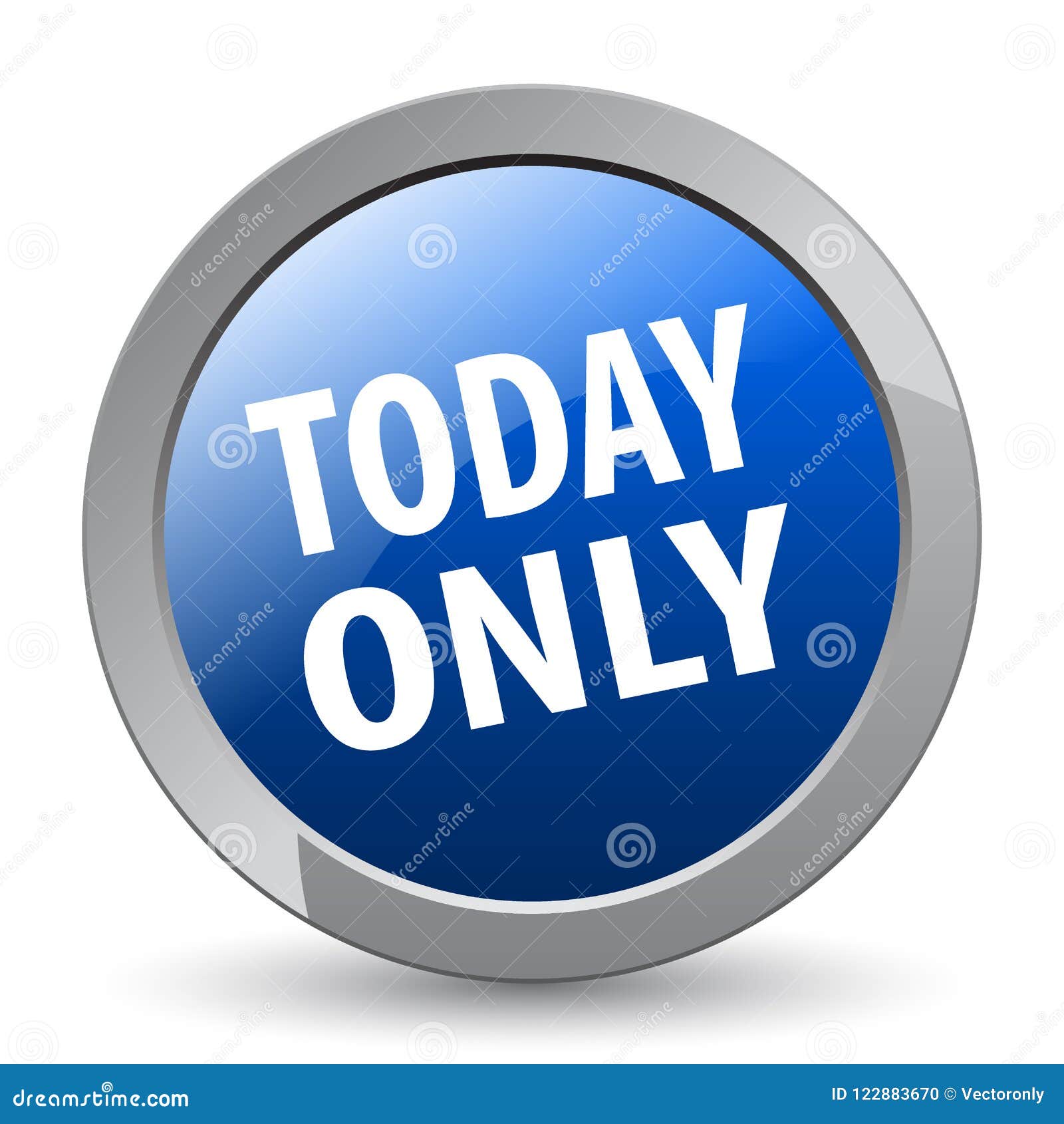 Today only stock illustration. Illustration of notice - 122883670