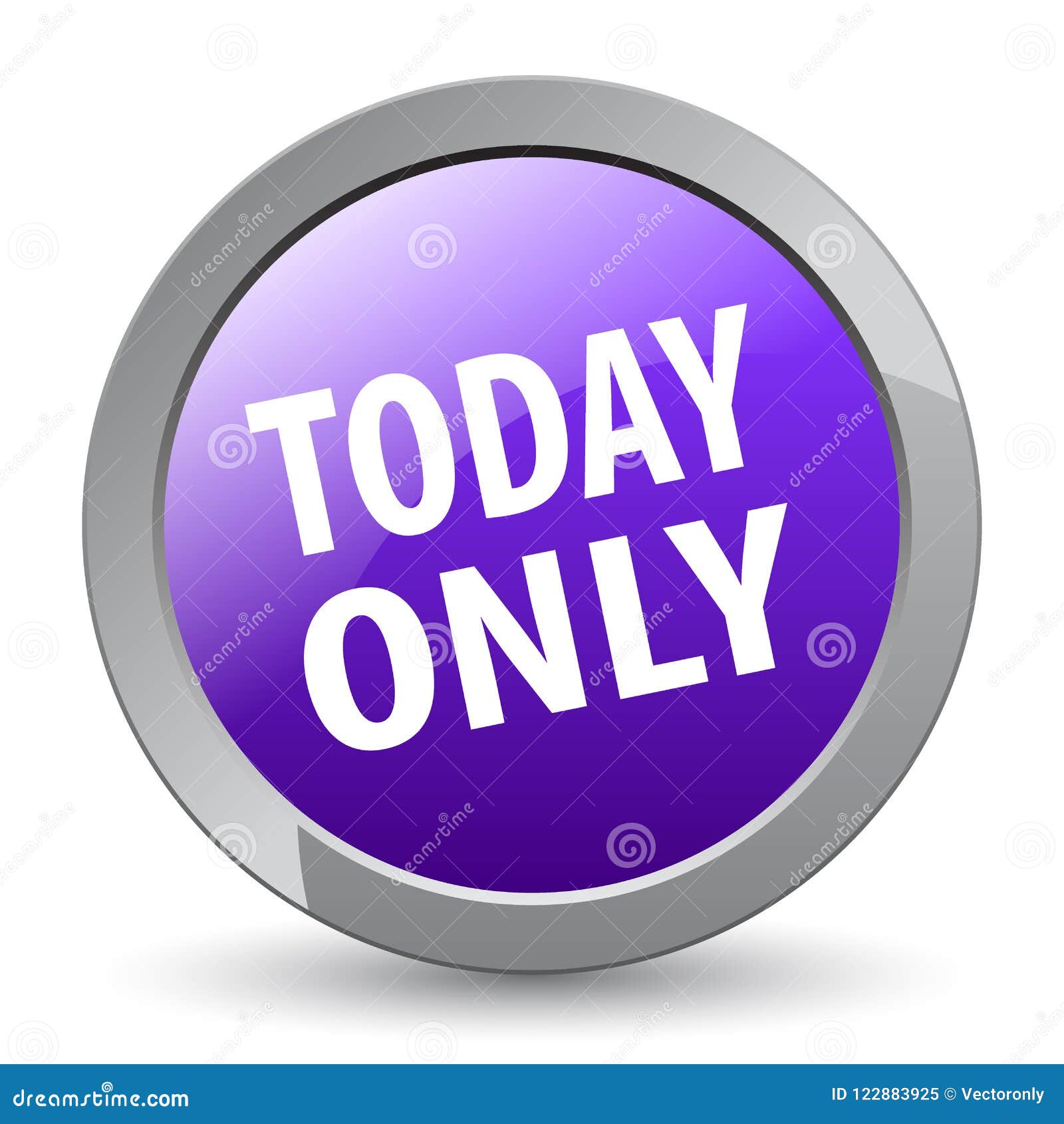 Today only stock illustration. Illustration of banner - 122883925