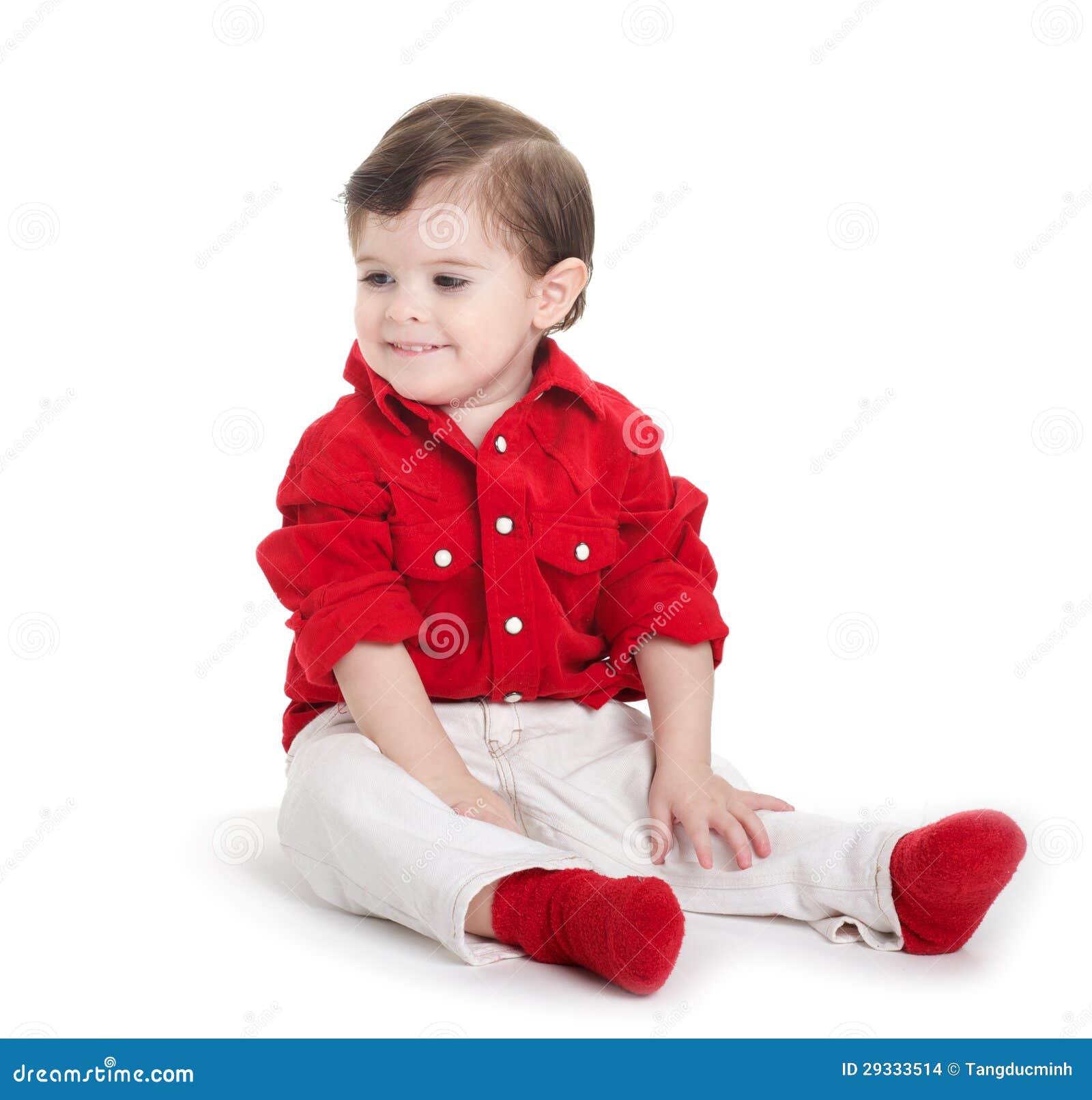 Toddler Baby sitting stock photo. Image of sitting, playing - 29333514