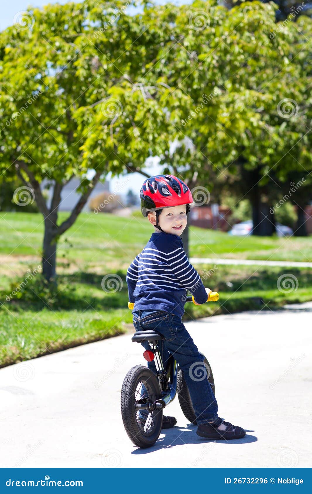 Toddler on a balance bike stock photo. Image of exercise - 26732296