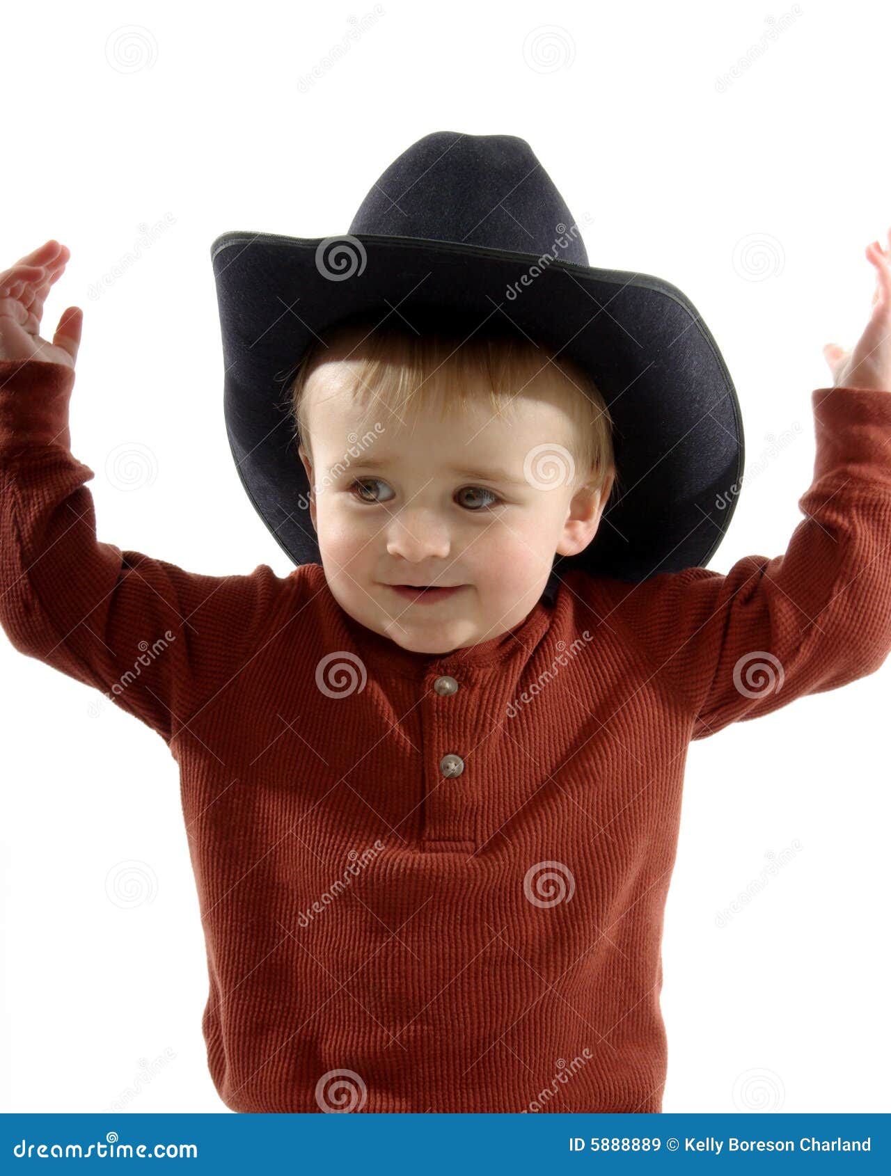 Toddler Cowboy stock image. Image of showing, life, black - 5888889
