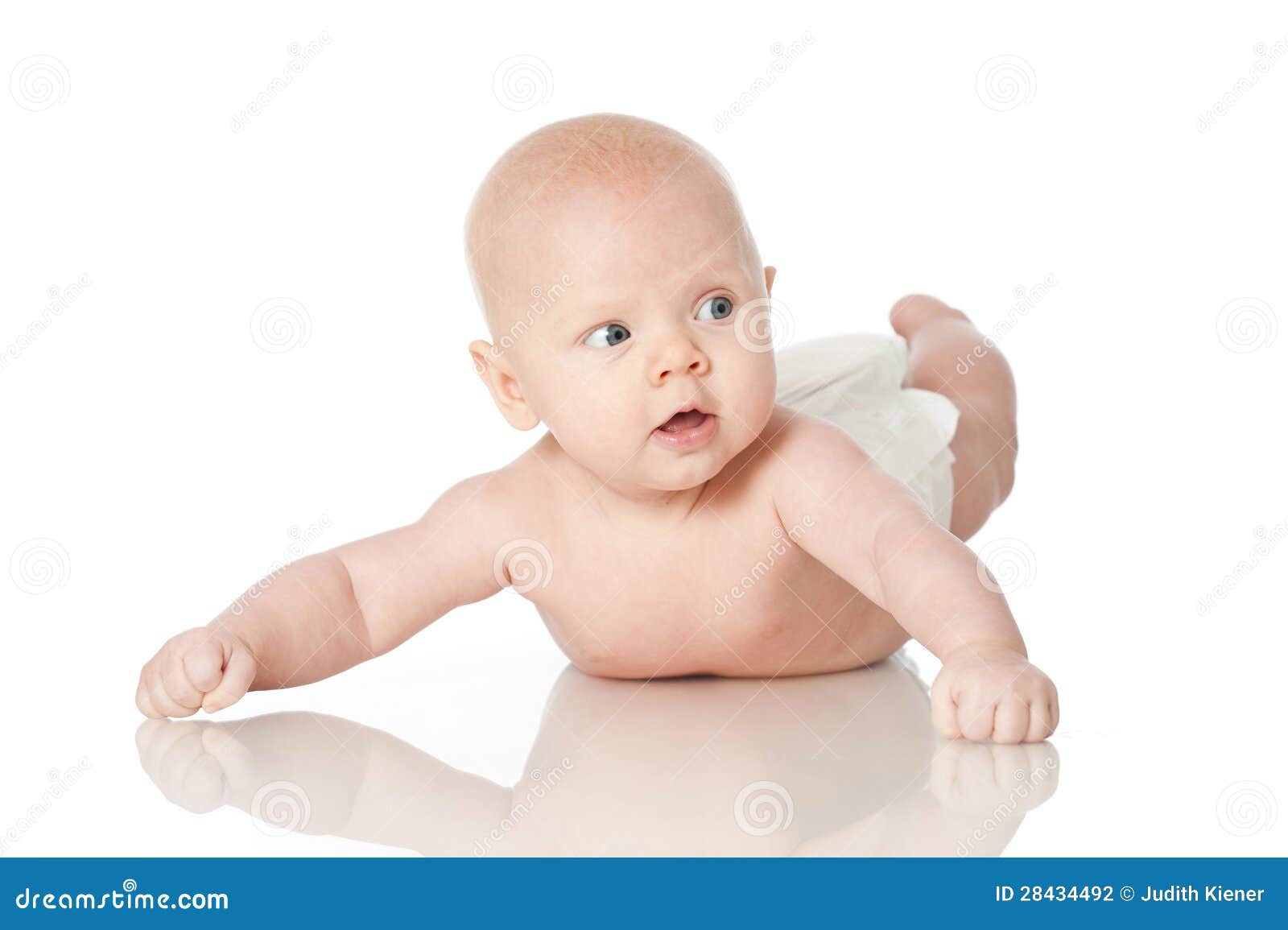 Toddler in diapers stock photo. Image of cute, blond - 28434492