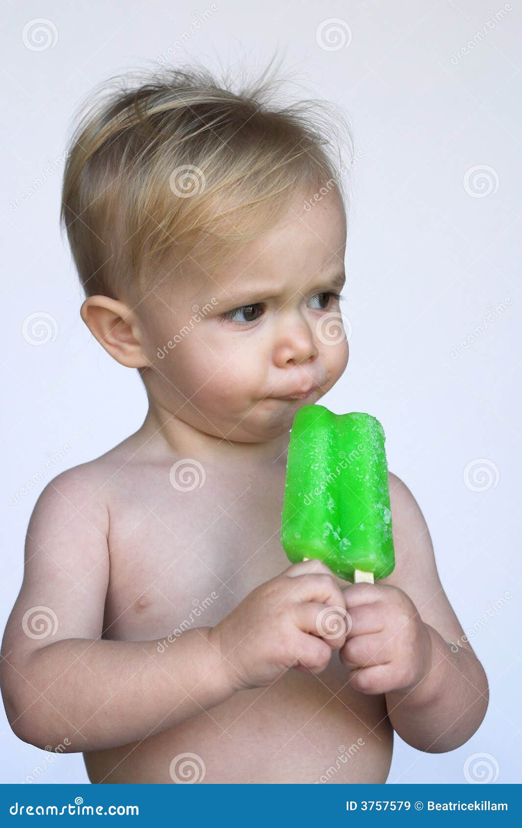 Toddler Eating Popsicle stock image. Image of frozen, innocent - 3757579
