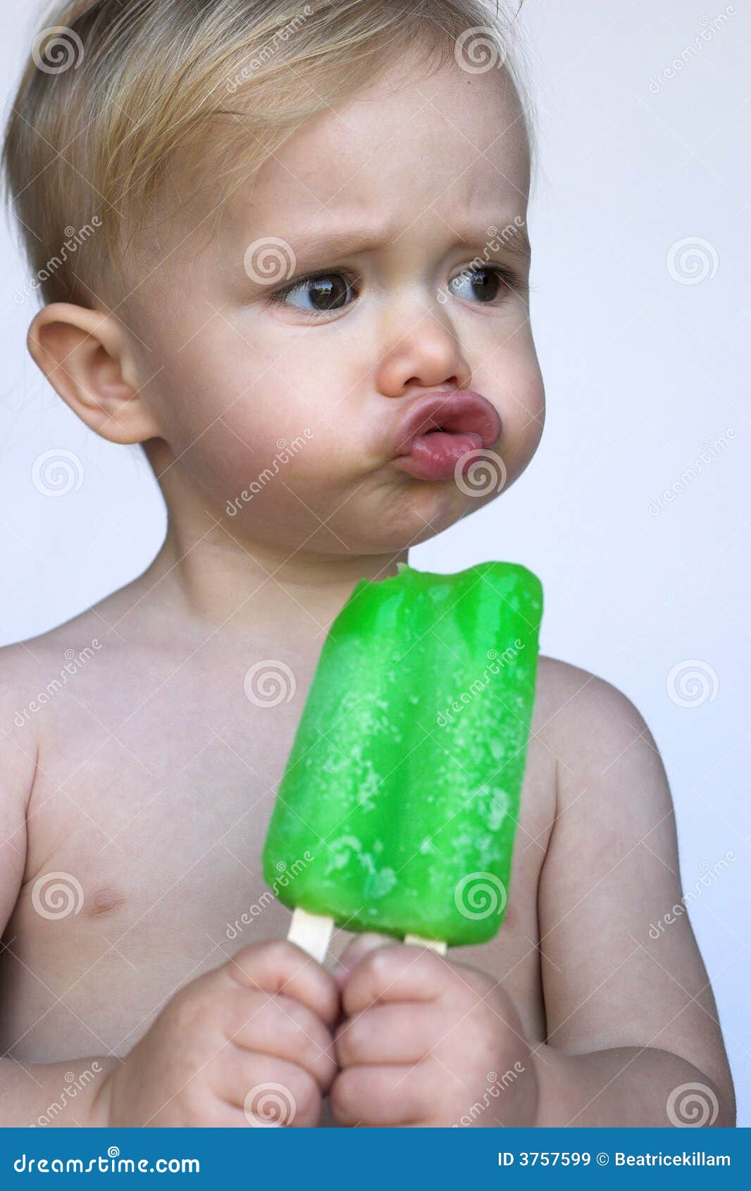 Toddler Eating Popsicle stock image. Image of adorable - 3757599