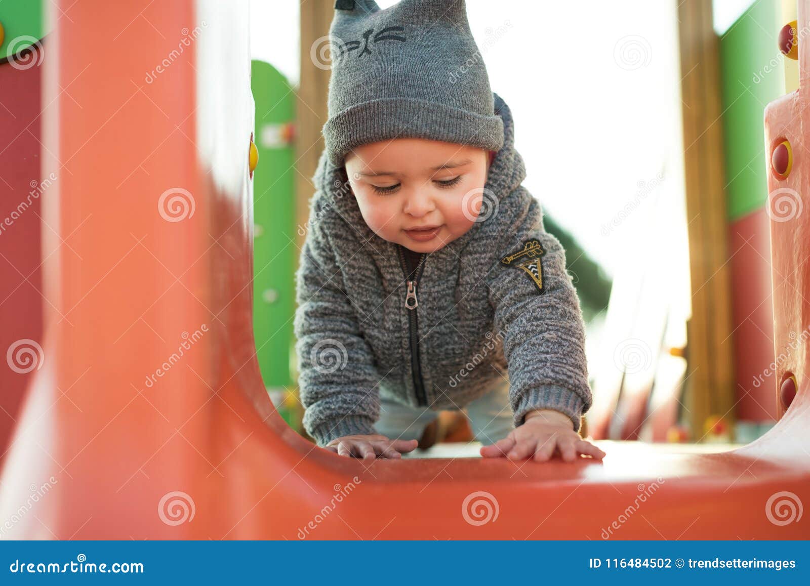 Toddler having fun stock photo. Image of child, caucasian - 116484502