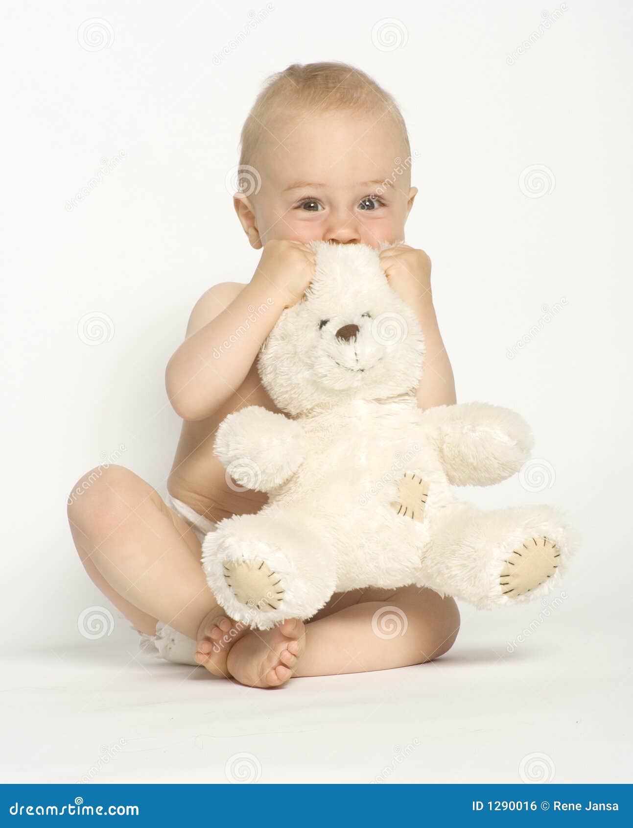Toddler with his toy stock photo. Image of portrait, child - 1290016