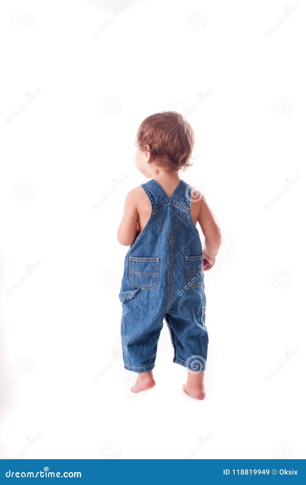 Toddler kid from the back stock image. Image of back - 118819949