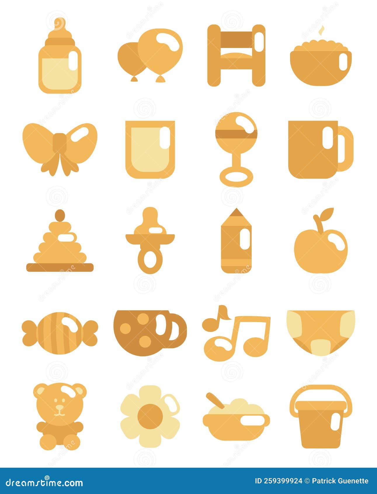 Toddler Kindergarten, icon stock vector. Illustration of young - 259399924