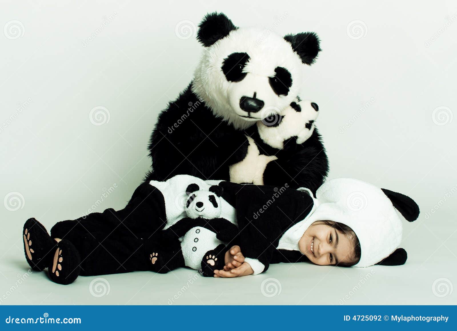 Toddler loving pandas stock photo. Image of panda, feet - 4725092