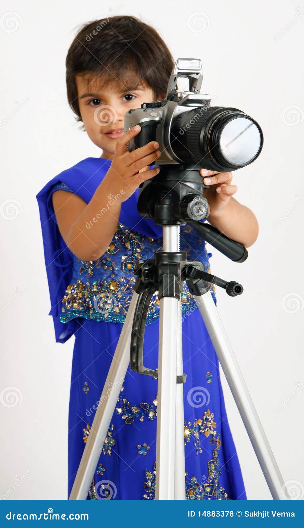 Toddler Playing with Camera Stock Photo - Image of flash, standing ...