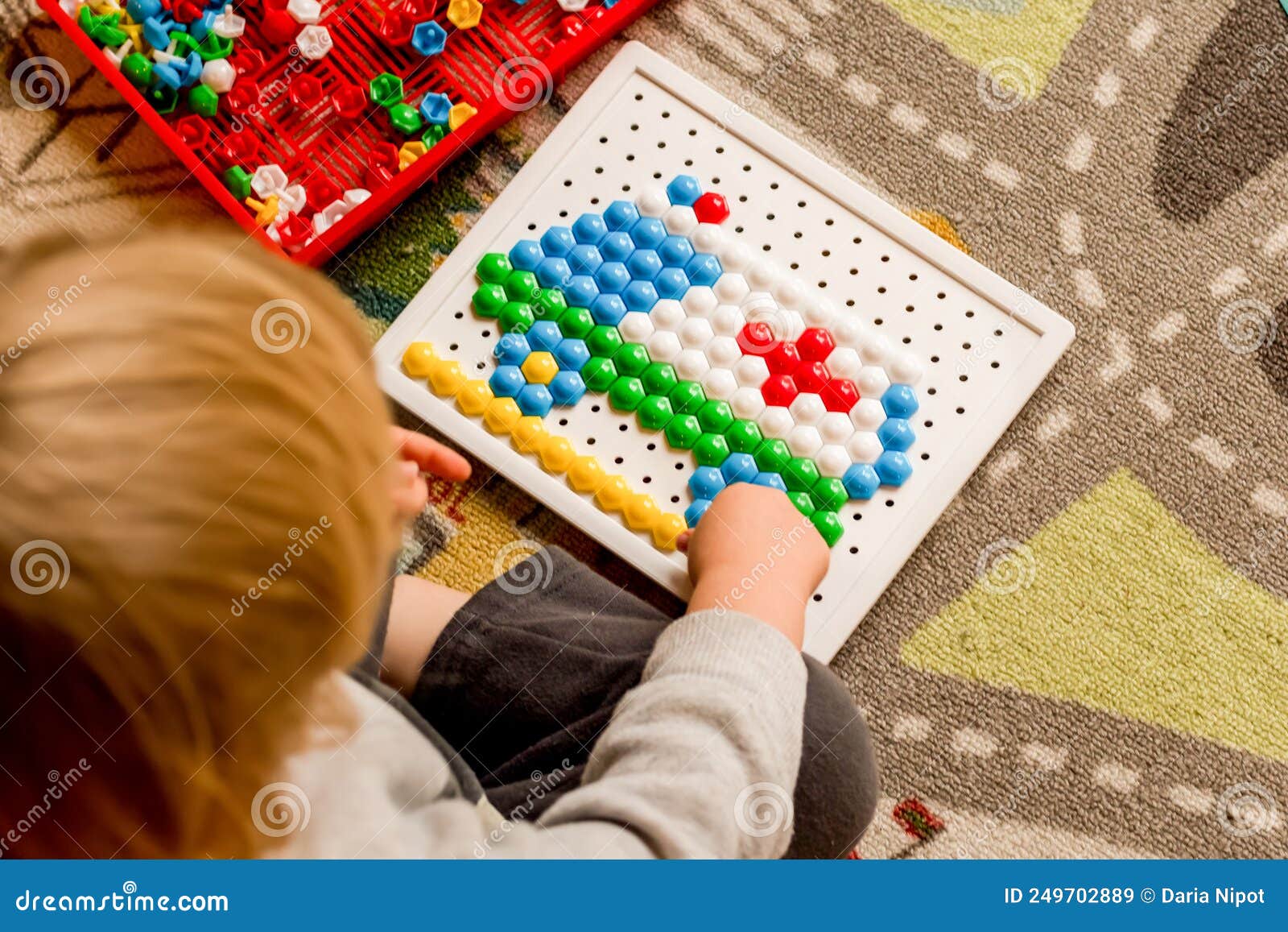 Peg Board Game Play