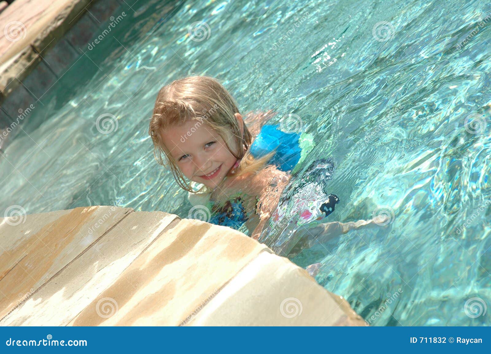 Toddler in the Pool stock photo. Image of happy, cyrstal - 711832
