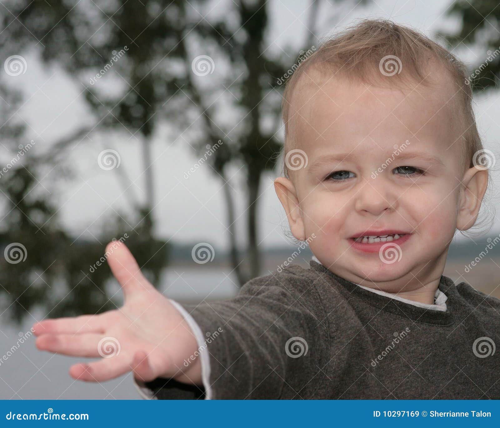 Toddler reaching out stock image. Image of frustrated - 10297169