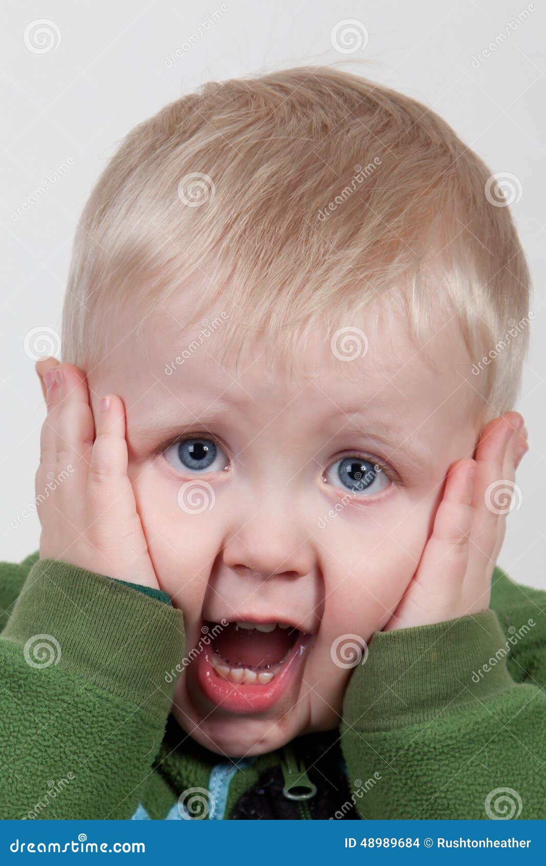 Toddler screaming stock photo. Image of single, looking - 48989684