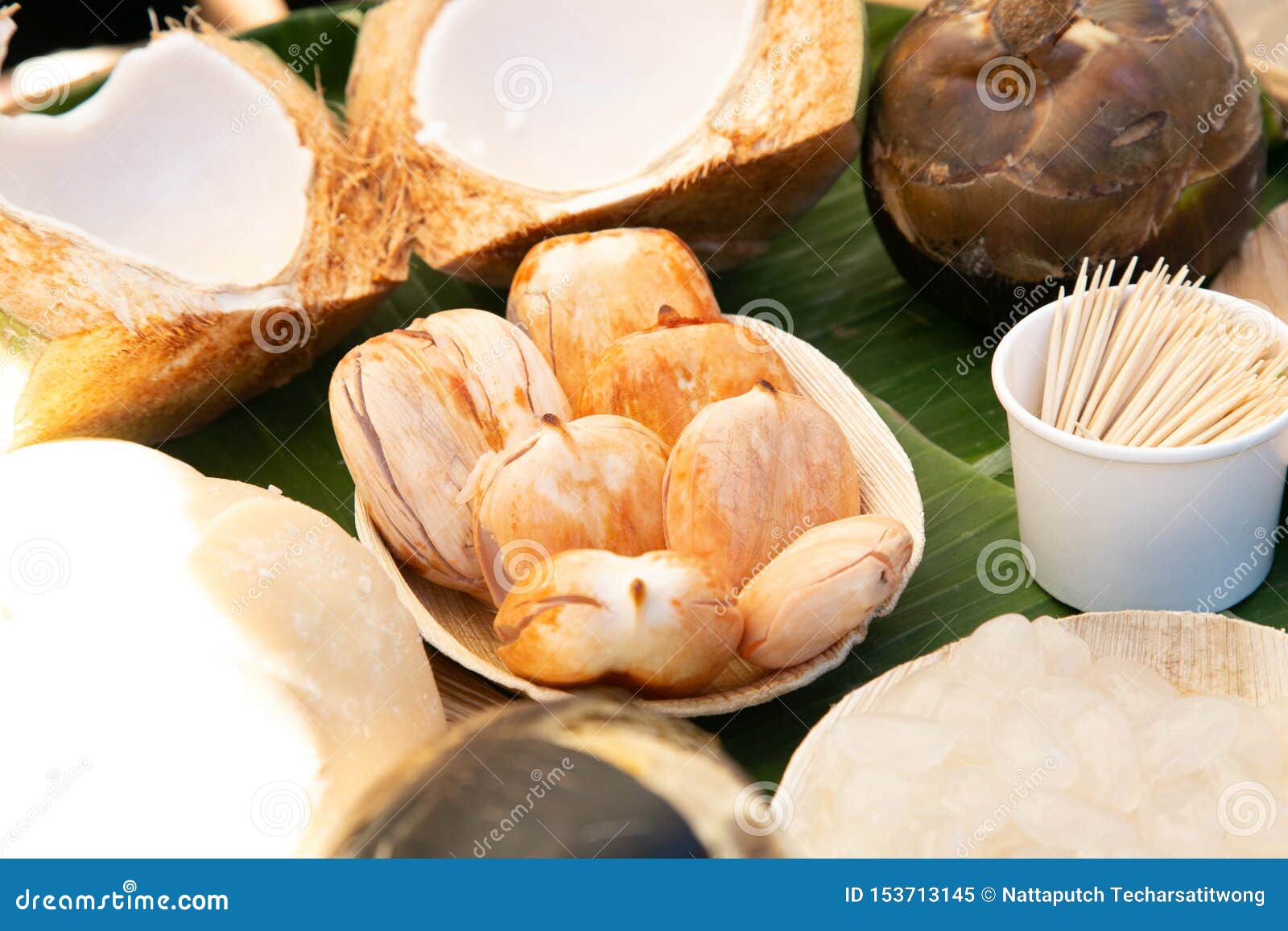 Toddy Palm. Sweet and Fresh, Tropical Healthy Refreshment Fruit Stock ...