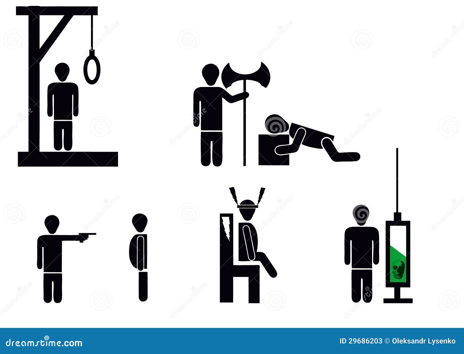 Todesstrafe vektor abbildung. Illustration von strafe - 29686203