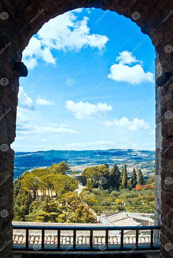 Todi stock image. Image of farm, landmark, green, panoramic - 9587241