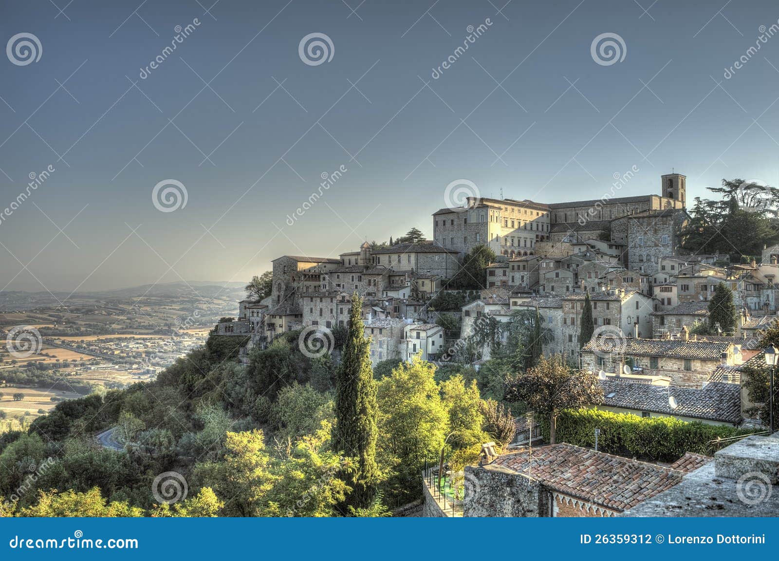 Todi HDR stock photo. Image of italy, assisi, architecture - 26359312