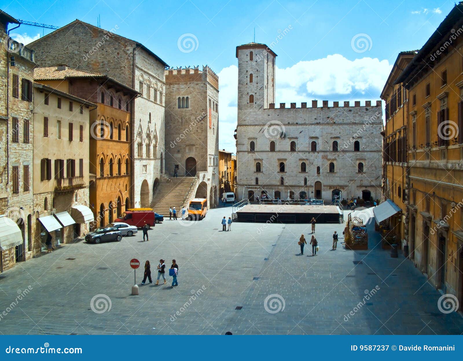 Todi - Umbria stock image. Image of clouds, lighting, windows - 9587237