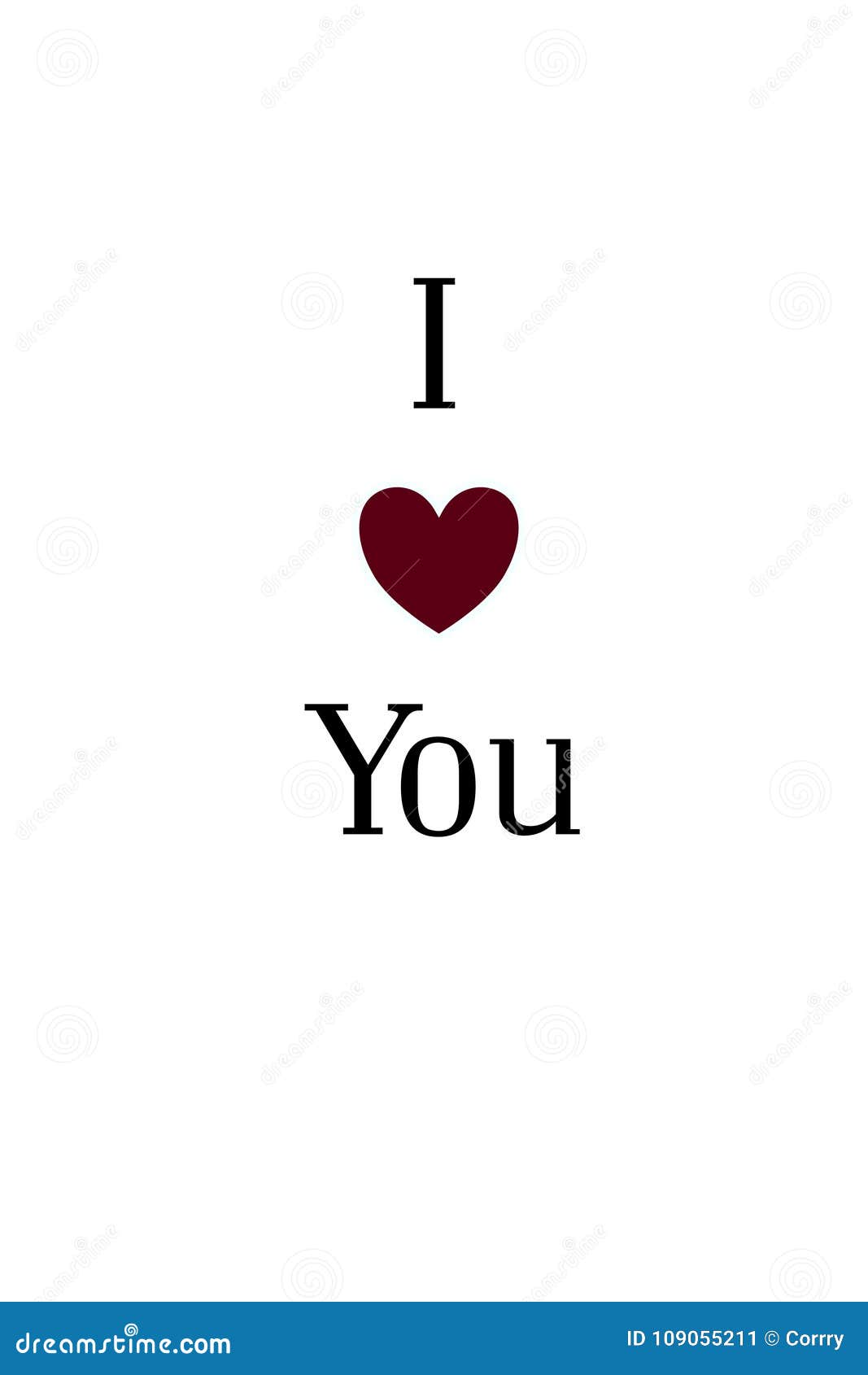 Todo mi corazón te amo ilustración del vector. Ilustración de marido ...