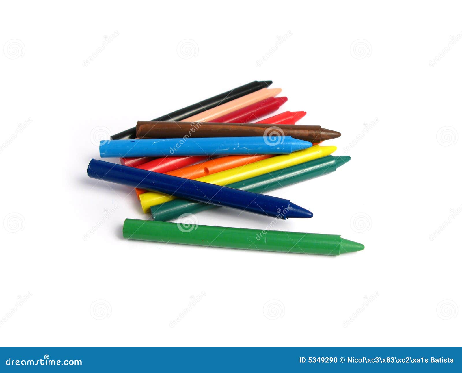 Todos Los Creyones De Los Colores Foto de archivo - Imagen de creyones ...