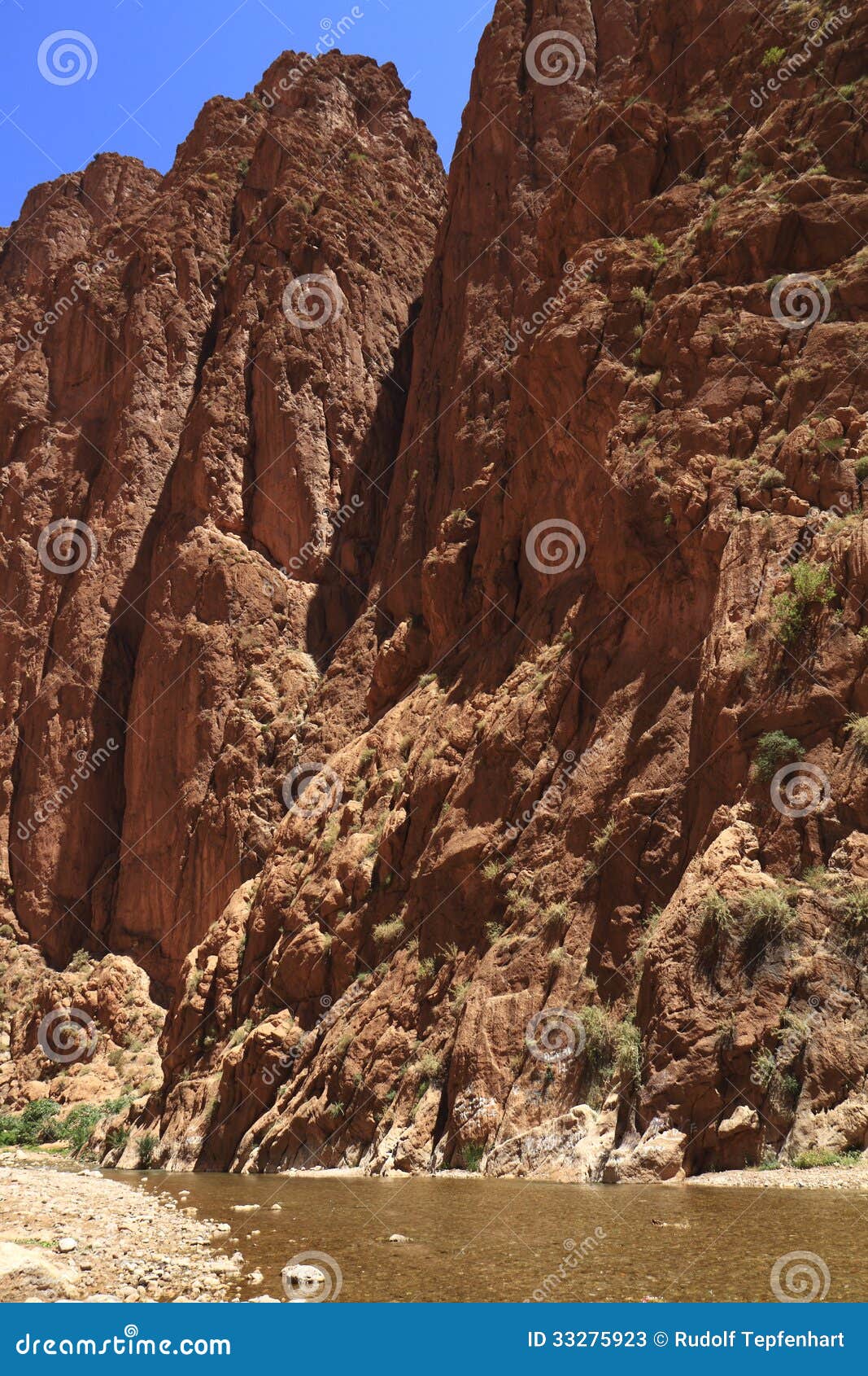 Todra Gorge stock image. Image of dades, gorge, hillside - 33275923