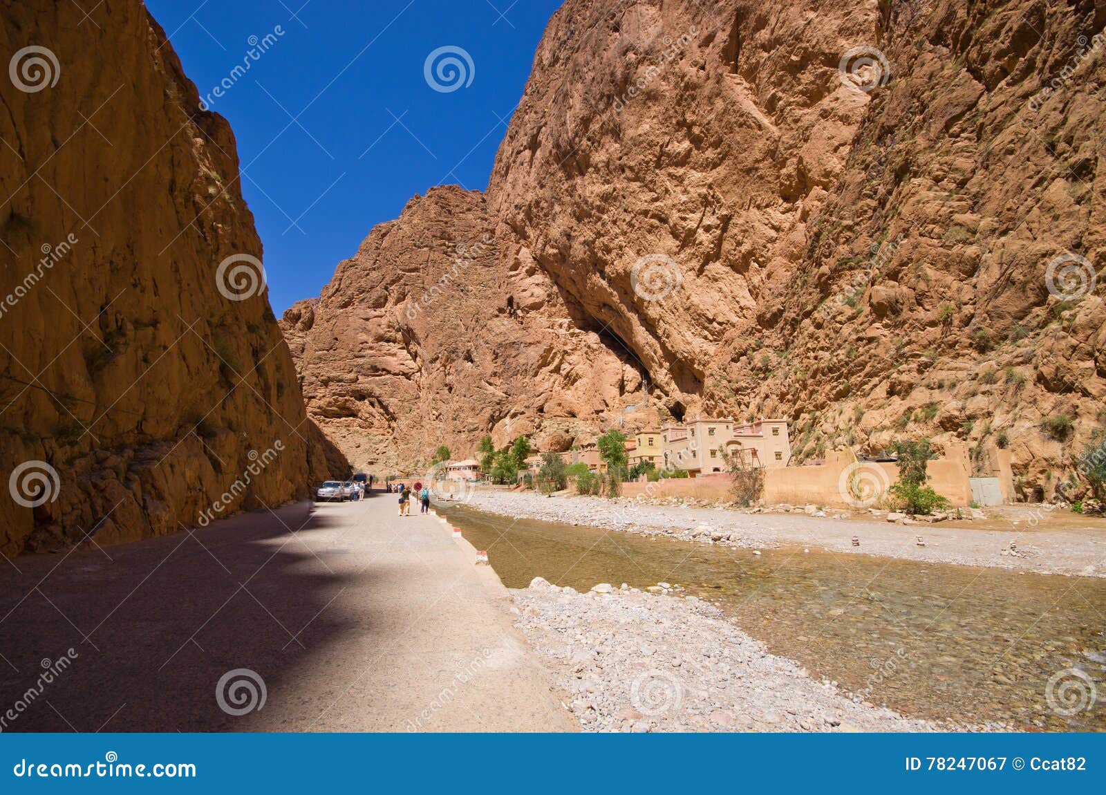 Todra gorge in Morocco stock image. Image of adventure - 78247067