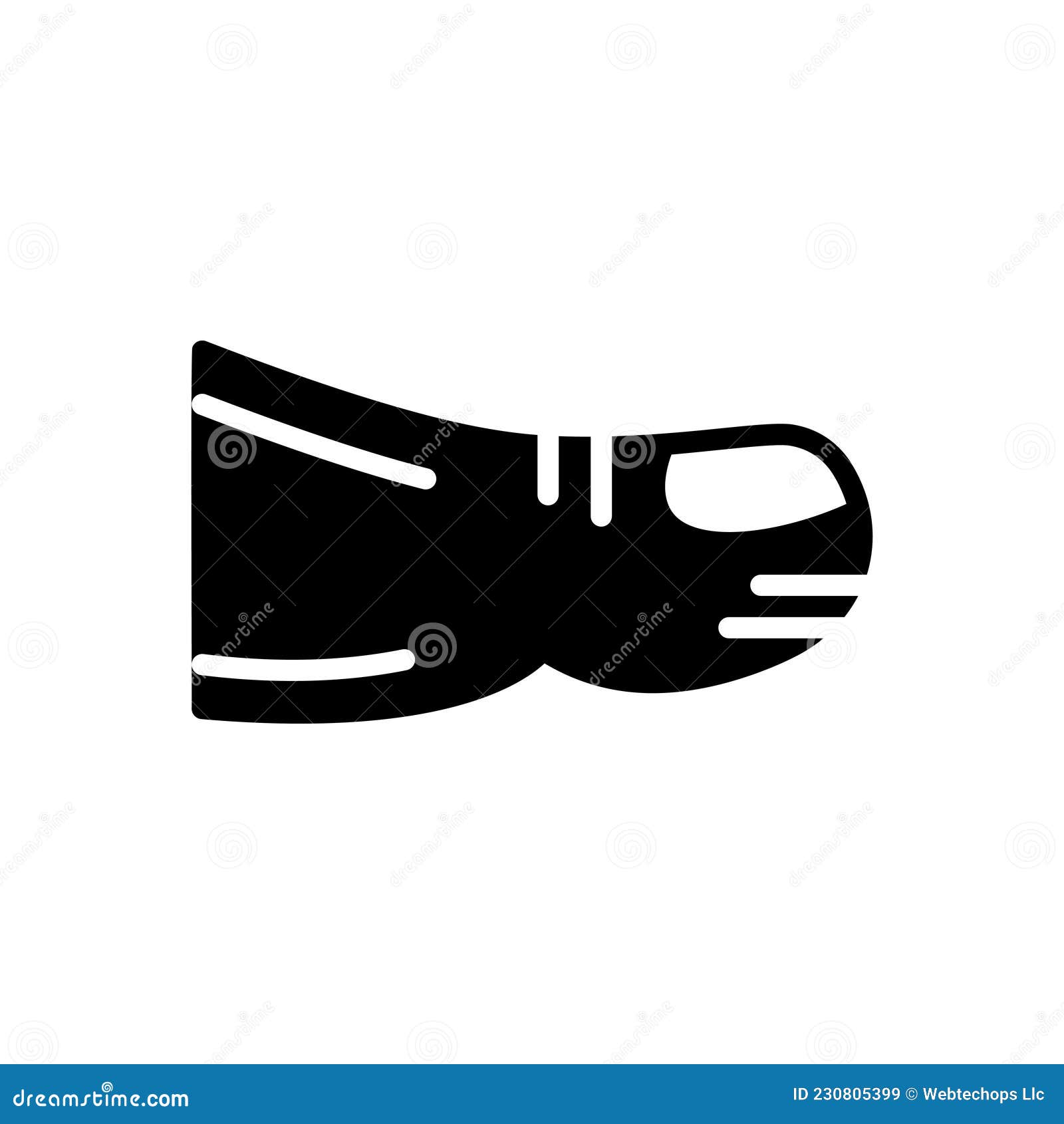 Black Solid Icon for Toe, Anatomy and Human Stock Vector - Illustration ...