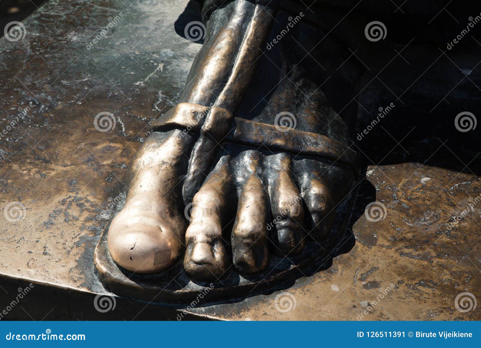 Toe of the Statue of Gregory of Nin in Split Editorial Photo - Image of ...