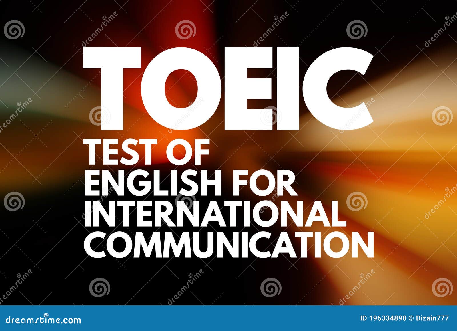 TOEIC Test Of English For International Communication Symbol Icon ...