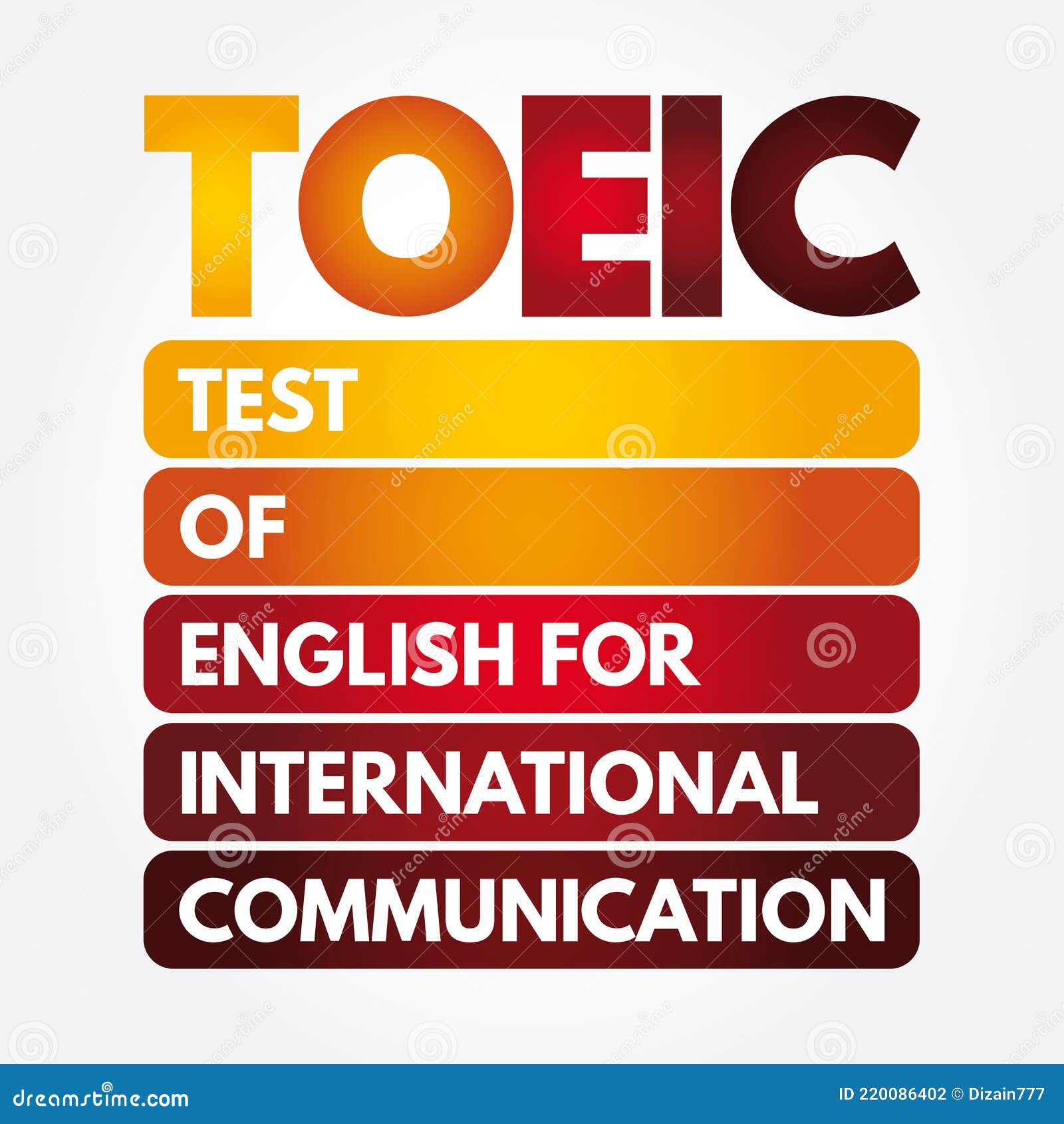 TOEIC Test Of English For International Communication Symbol Icon ...