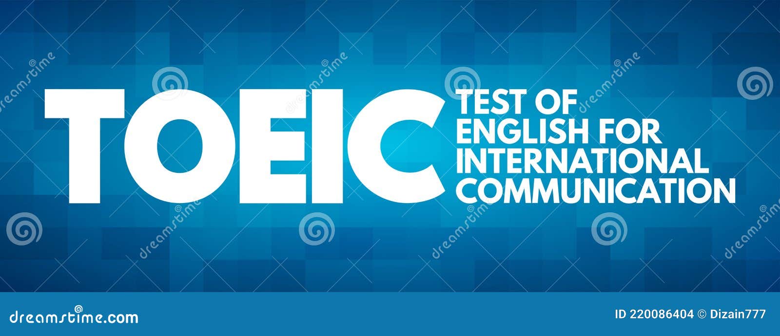 TOEIC Test Of English For International Communication Symbol Icon ...