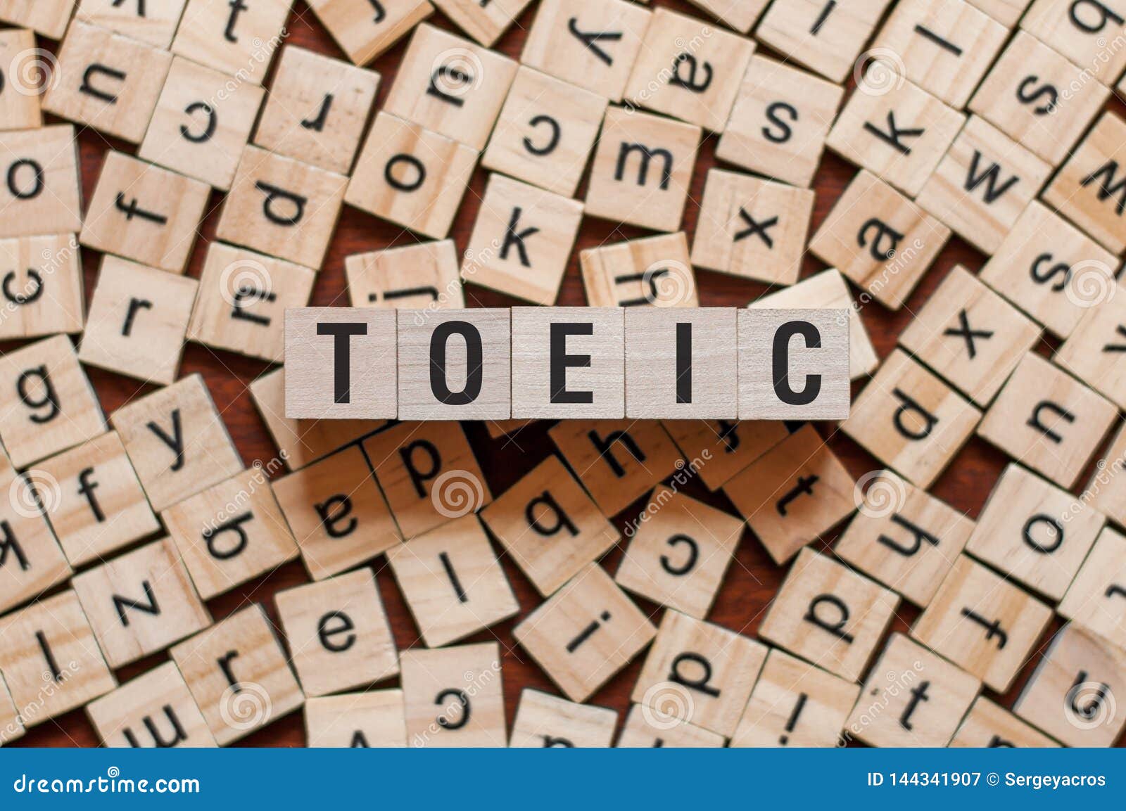 Toeic word concept stock image. Image of listening, banner - 144341907