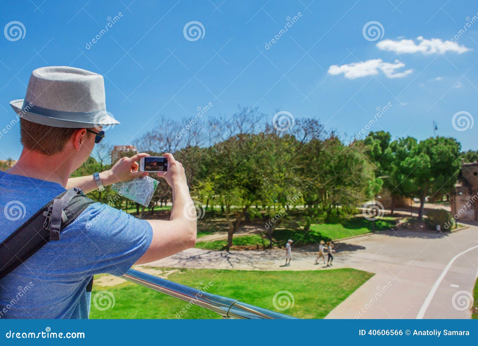 Toerist in Valencia stock foto. Image of tuin, valencia - 40606566