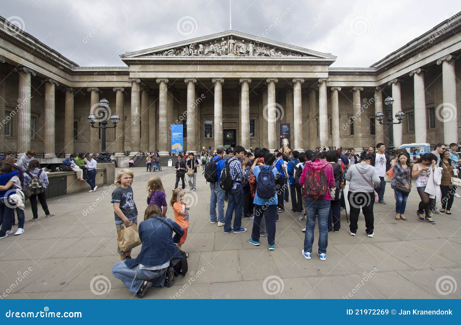 Toeristen in British Museum Redactionele Stock Afbeelding - Image of ...