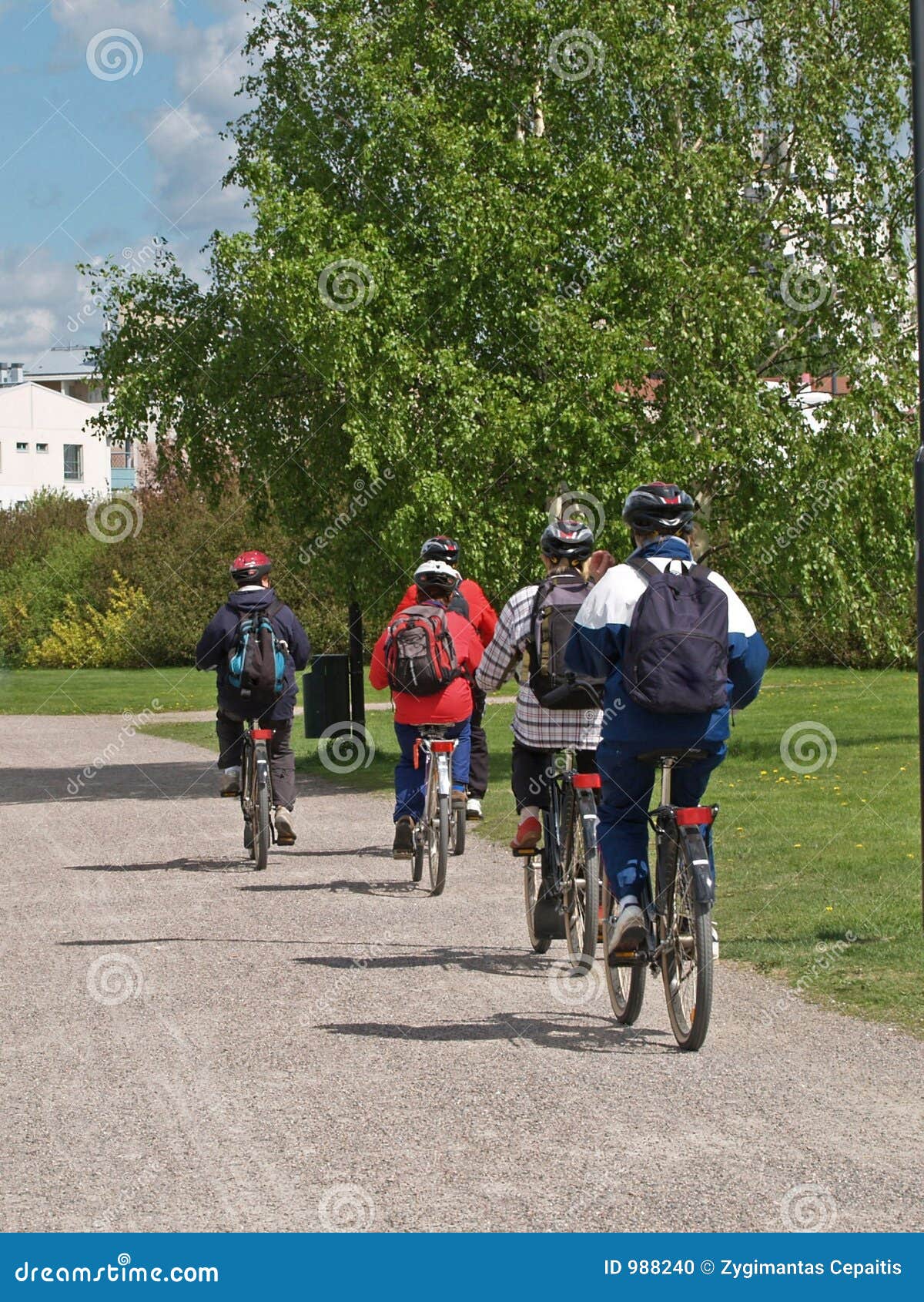 Toeristen op een reis stock foto. Image of gras, ontspan - 988240
