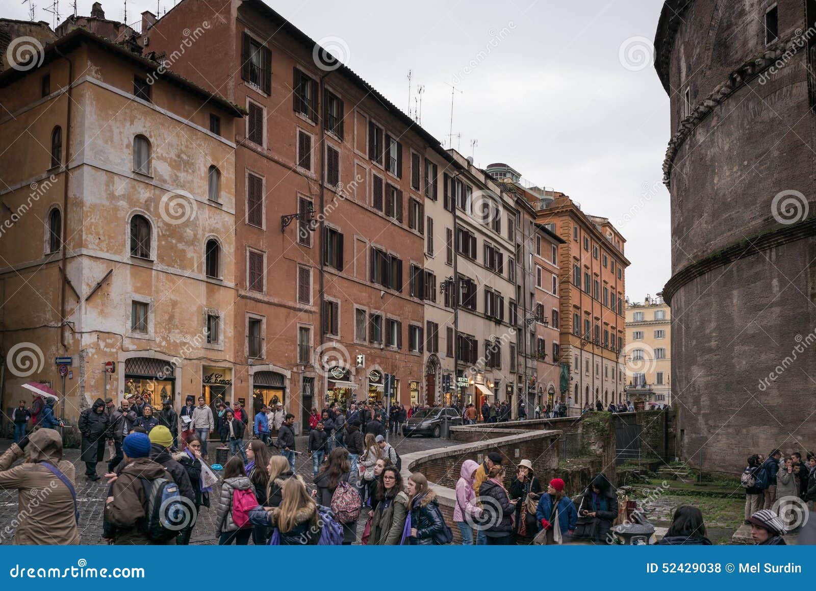 Toeristen, Rome, Italië redactionele stock foto. Image of italië - 52429038