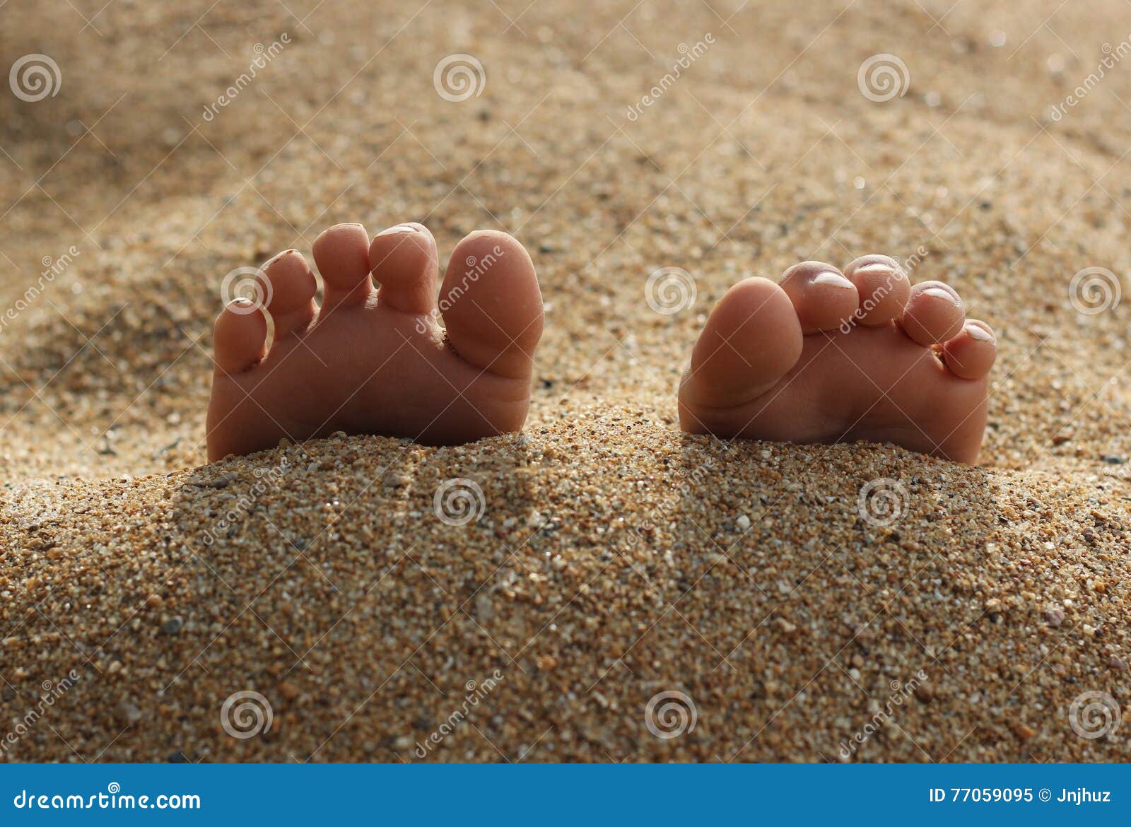 Toes in the Sand stock image. Image of beach, play, bare - 77059095
