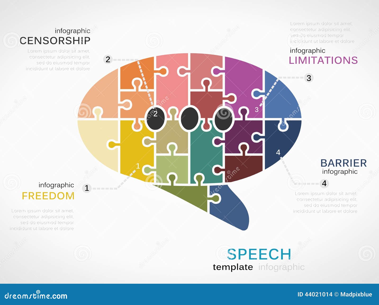 Toespraak vector illustratie. Illustration of vector - 44021014